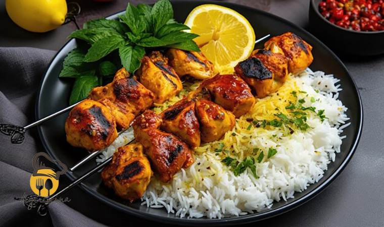 Receta Joojeh Kabab (kebab persa de pollo con azafrán) | digi cocina ...