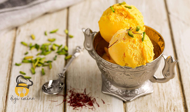 Receta Bastani Sonnati; Hacer helado de azafrán en 6 pasos | digi ...