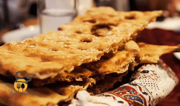 Receta Naan Sangak | Pan de guijarros persa | digi cocina | cocinando ...
